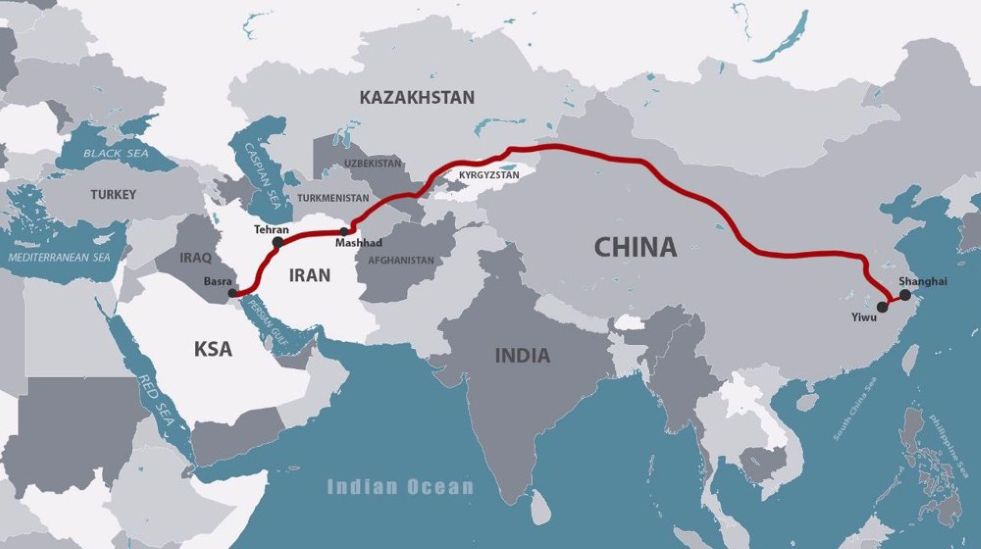 China Expands Influence Towards Iran Through Railway | TURDEF
